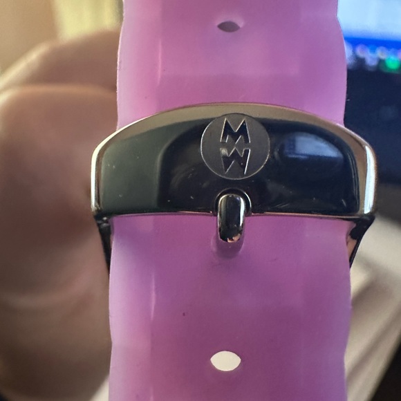 Michele | Accessories | Michele Jelly Band Purple Barely Worn Excellent ...